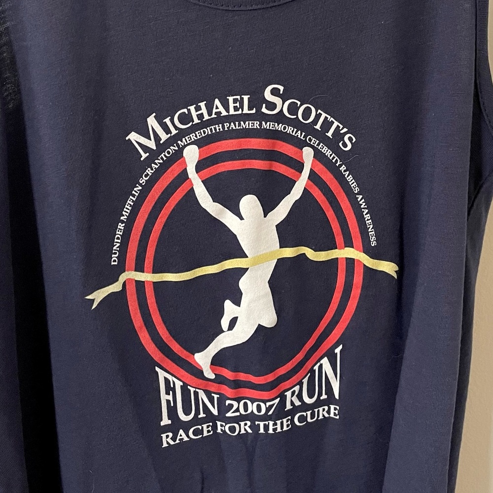 The Office Tv Show Rabies Fun Run Tank - Small - Gem